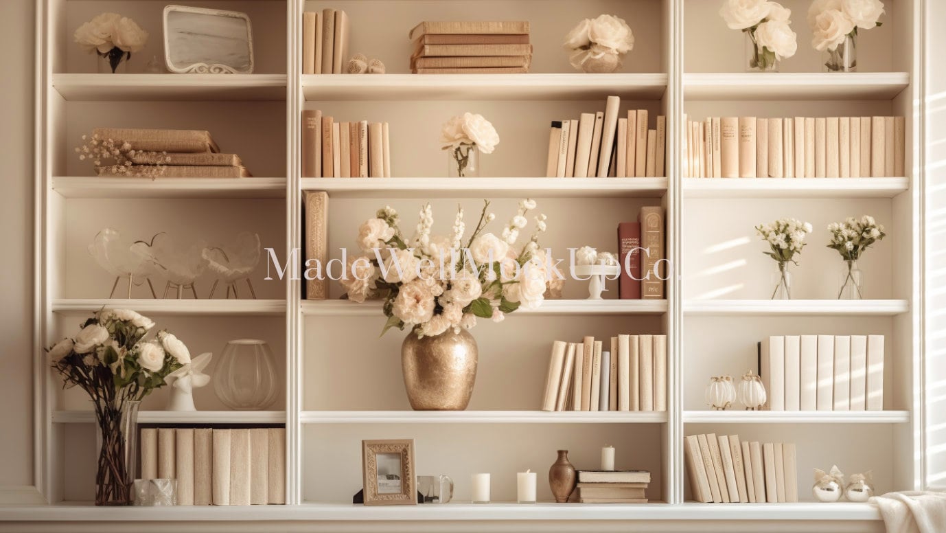 Zoom Background Bookshelf, Zoom Backgrounds Bookcase, Zoom Background ...