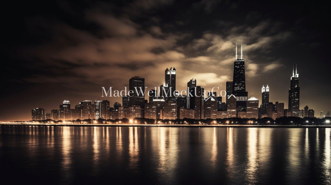 Chicago Background, Zoom Background Travel, Skyline Background, Zoom ...