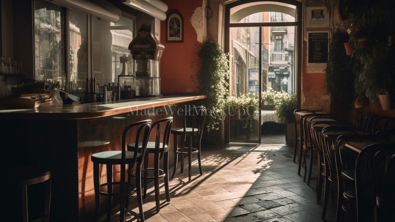 Virtual Background Cafe, Zoom Virtual Background, Zoom Background Cafe ...