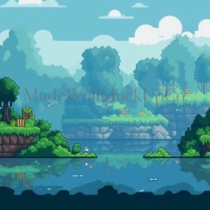 90s Background Bundle, 90s Zoom Background, Video Game Background ...