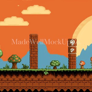 90s Background Bundle, 90s Zoom Background, Video Game Background ...