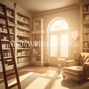 Zoom Background Library, Zoom Backgrounds Bookcase, Zoom Background ...