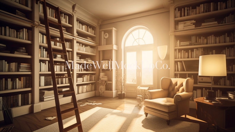 Zoom Background Library, Zoom Backgrounds Bookcase, Zoom Background ...