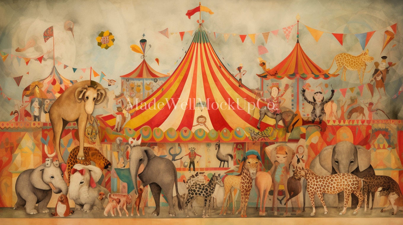 Circus Background, Circus Zoom Background, Zoom Background Circus ...