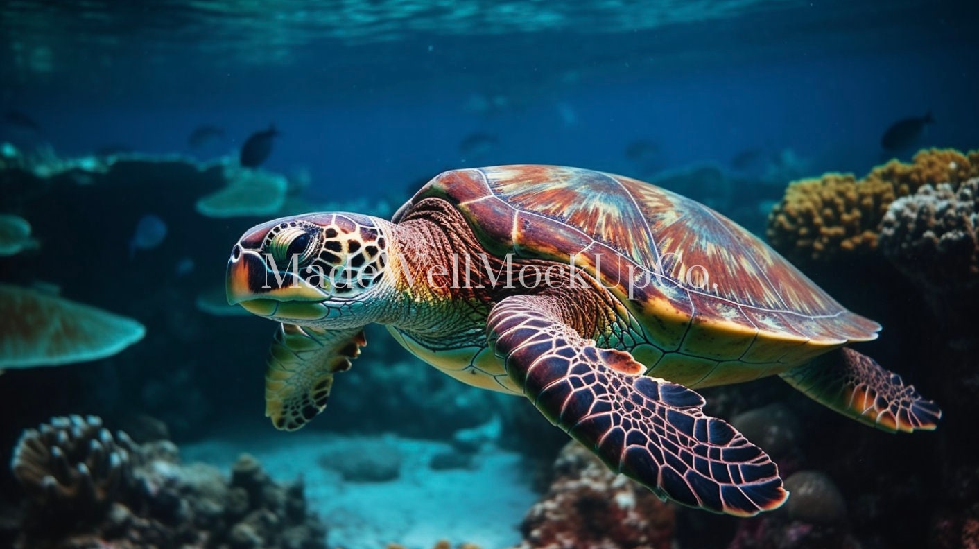 Zoom Background, Zoom Background Ocean, Zoom Background Sea Turtle ...