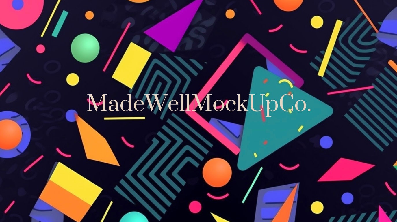 90s Background, 90s Zoom Background, Mockup Bundle, 90's Background, 90 ...