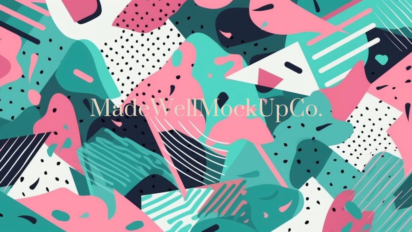 90s Background, 90s Zoom Background, Mockup Bundle, 90's Background, 90 ...