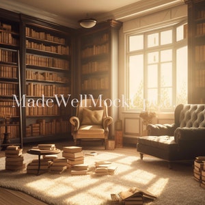 Zoom Background Library, Zoom Backgrounds Bookcase, Zoom Background ...