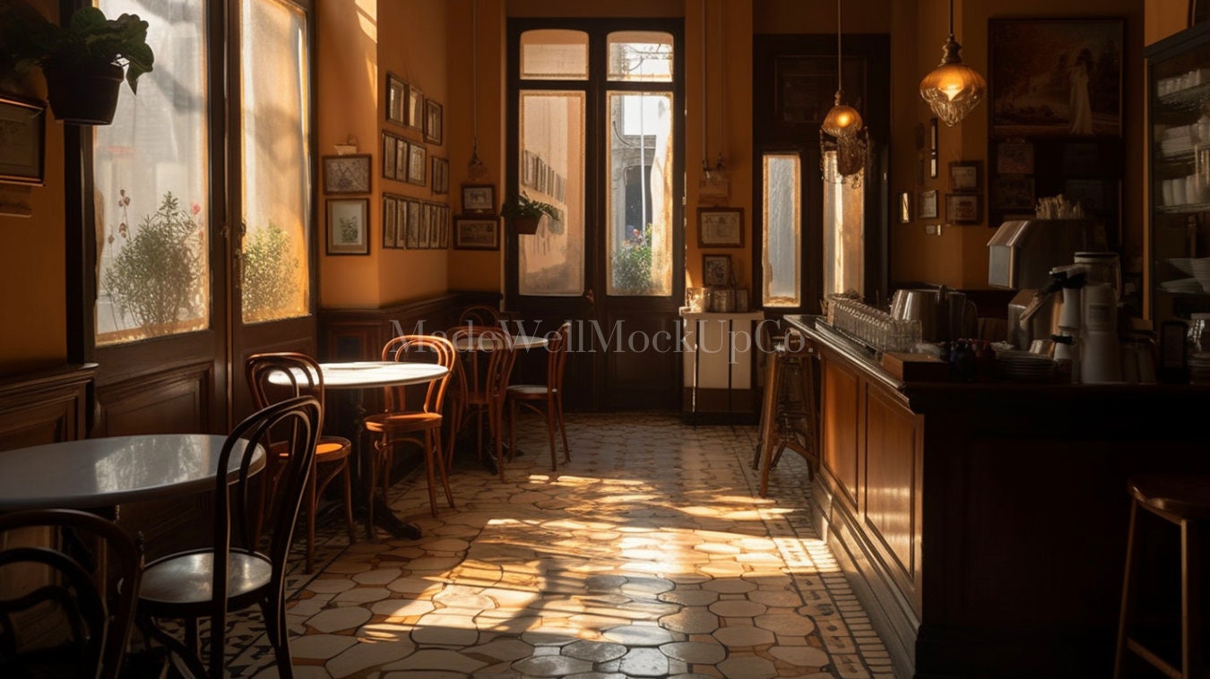 Virtual Background Cafe, Zoom Virtual Background, Zoom Background Cafe ...