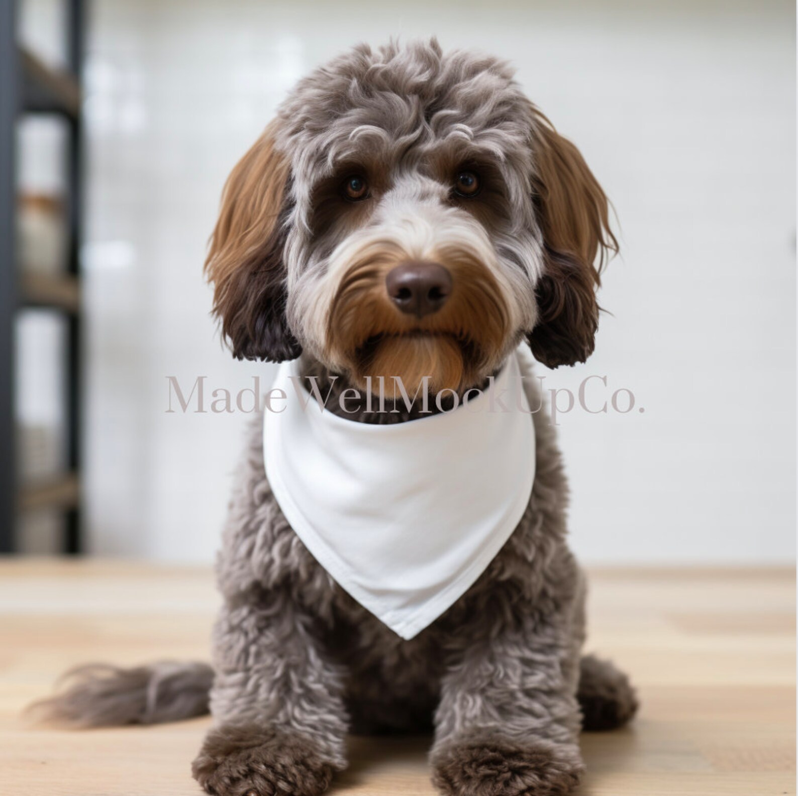 Canva Overlay Mock Up, Pet Bandana Mock Ups, Dog Bandana Mock Up, Canva ...