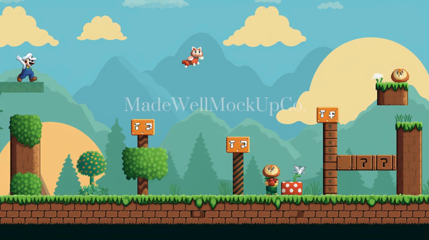 90s Background Bundle, 90s Zoom Background, Video Game Background ...