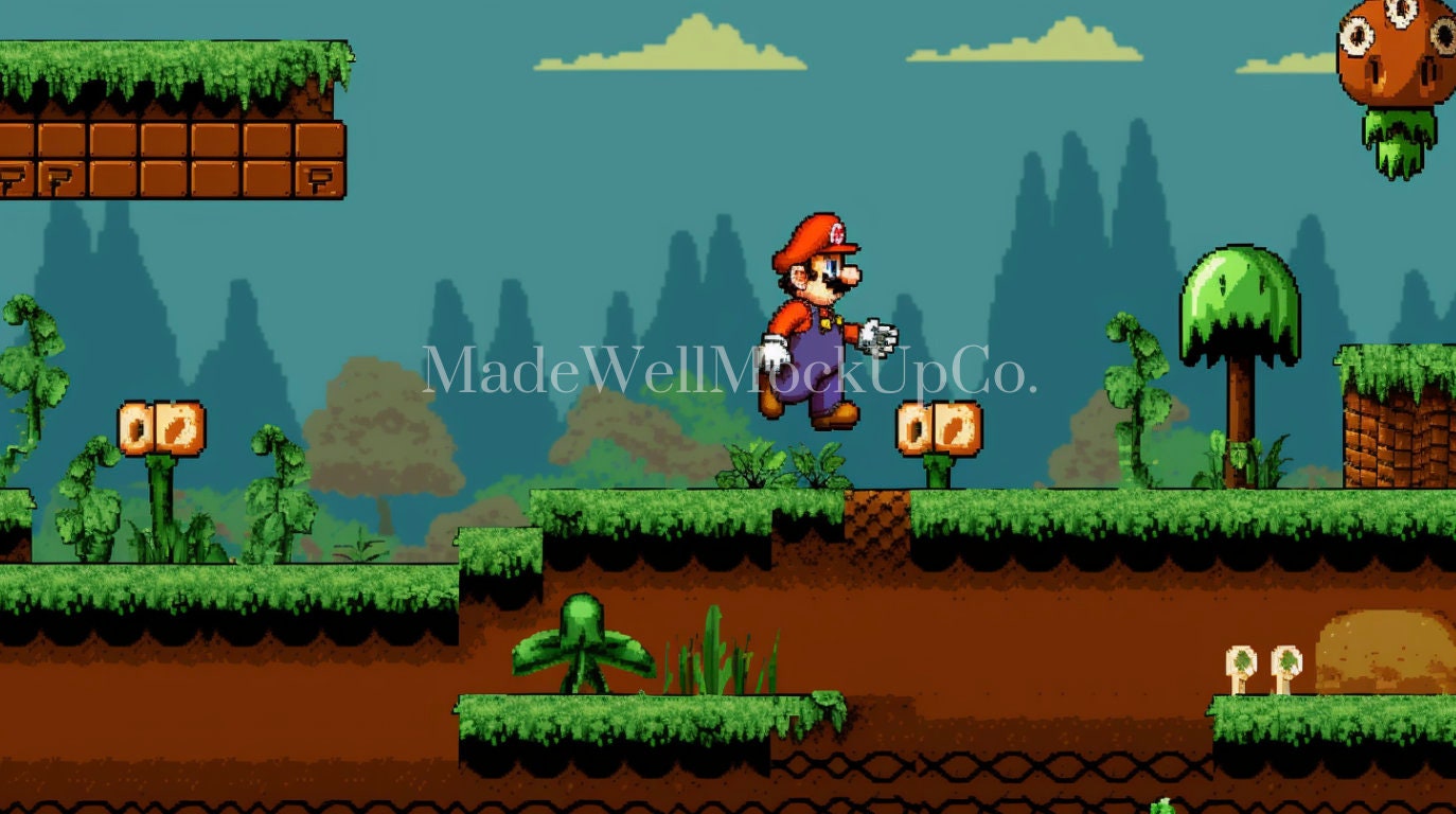 90s Background Bundle, 90s Zoom Background, Video Game Background ...