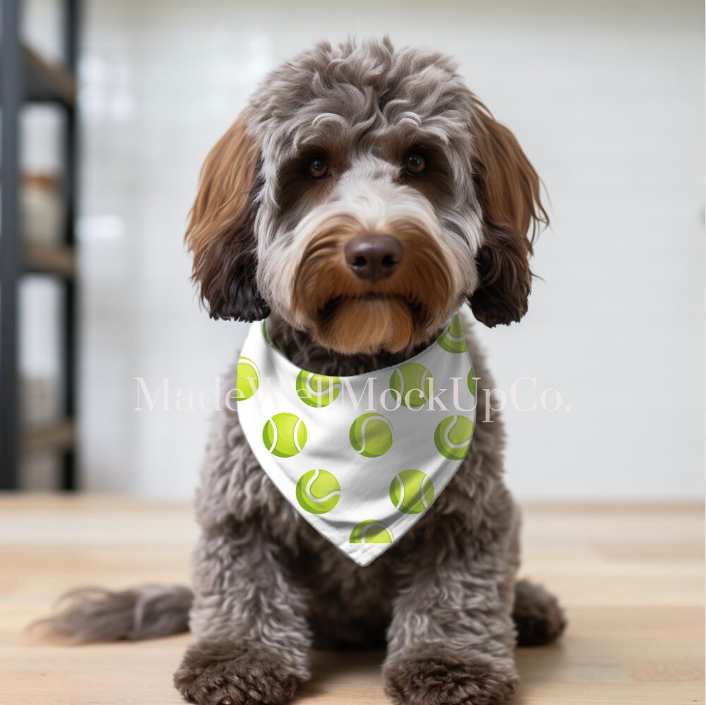 Canva Overlay Mock Up, Pet Bandana Mock Ups, Dog Bandana Mock Up, Canva ...