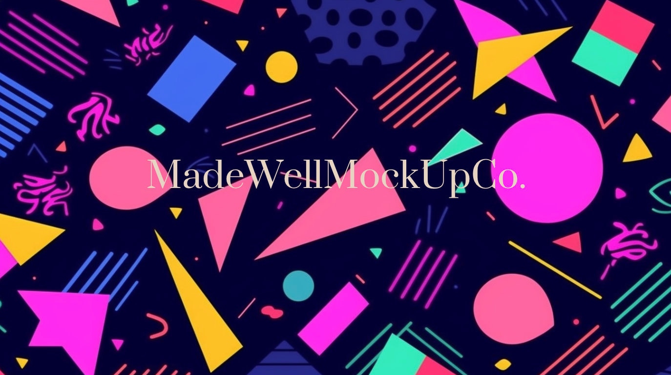 90s Background, 90s Zoom Background, Mockup Bundle, 90's Background, 90 ...