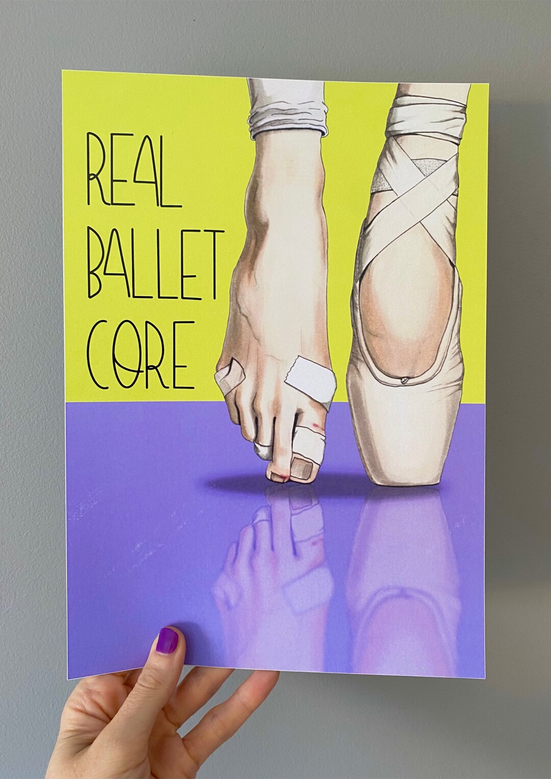 Poster Poster Ballet Core Lime Pointe Shoes Dance - Etsy