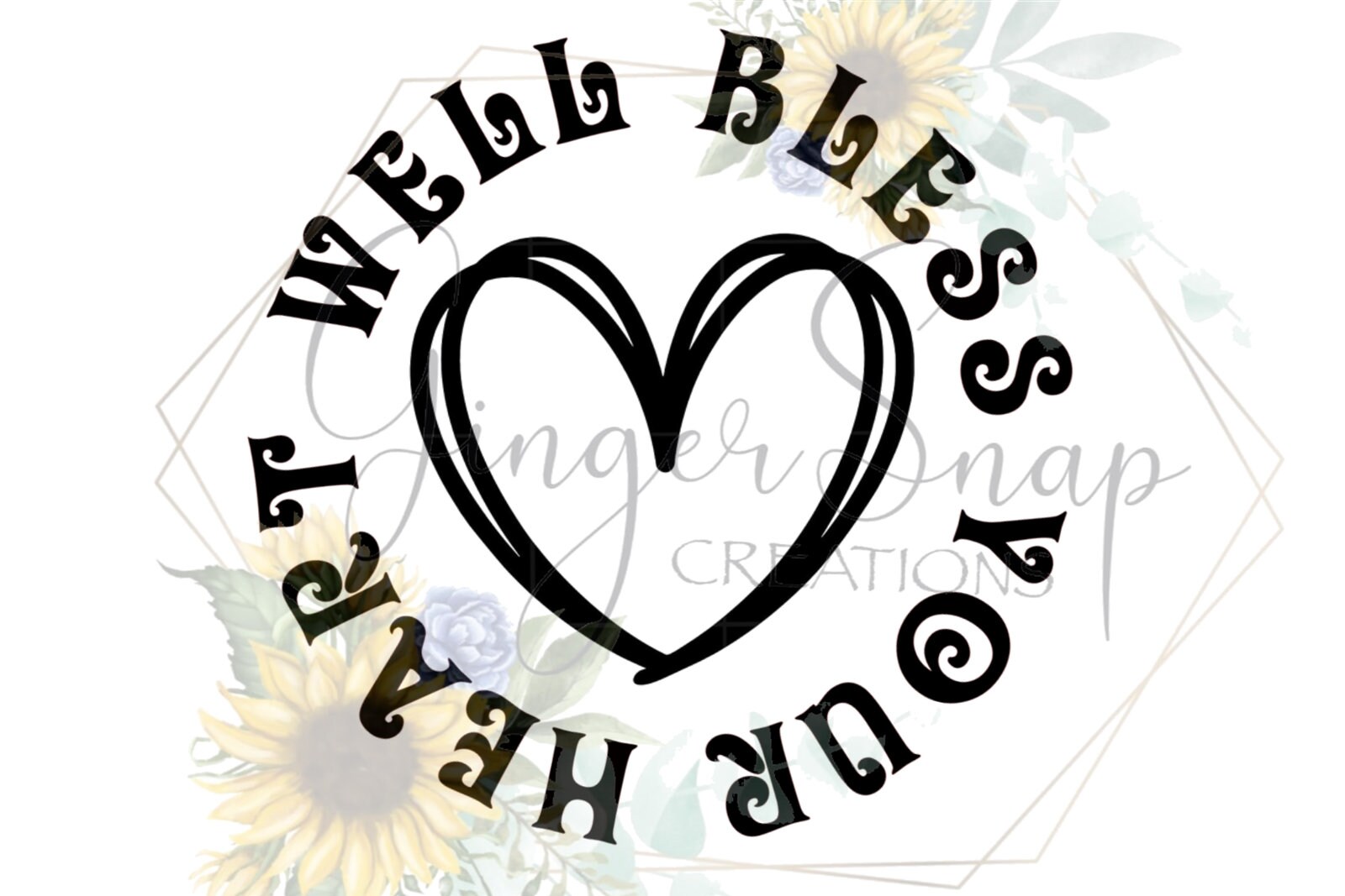 Well Bless Your Heart PNG and SVG Design Wavy Design - Etsy