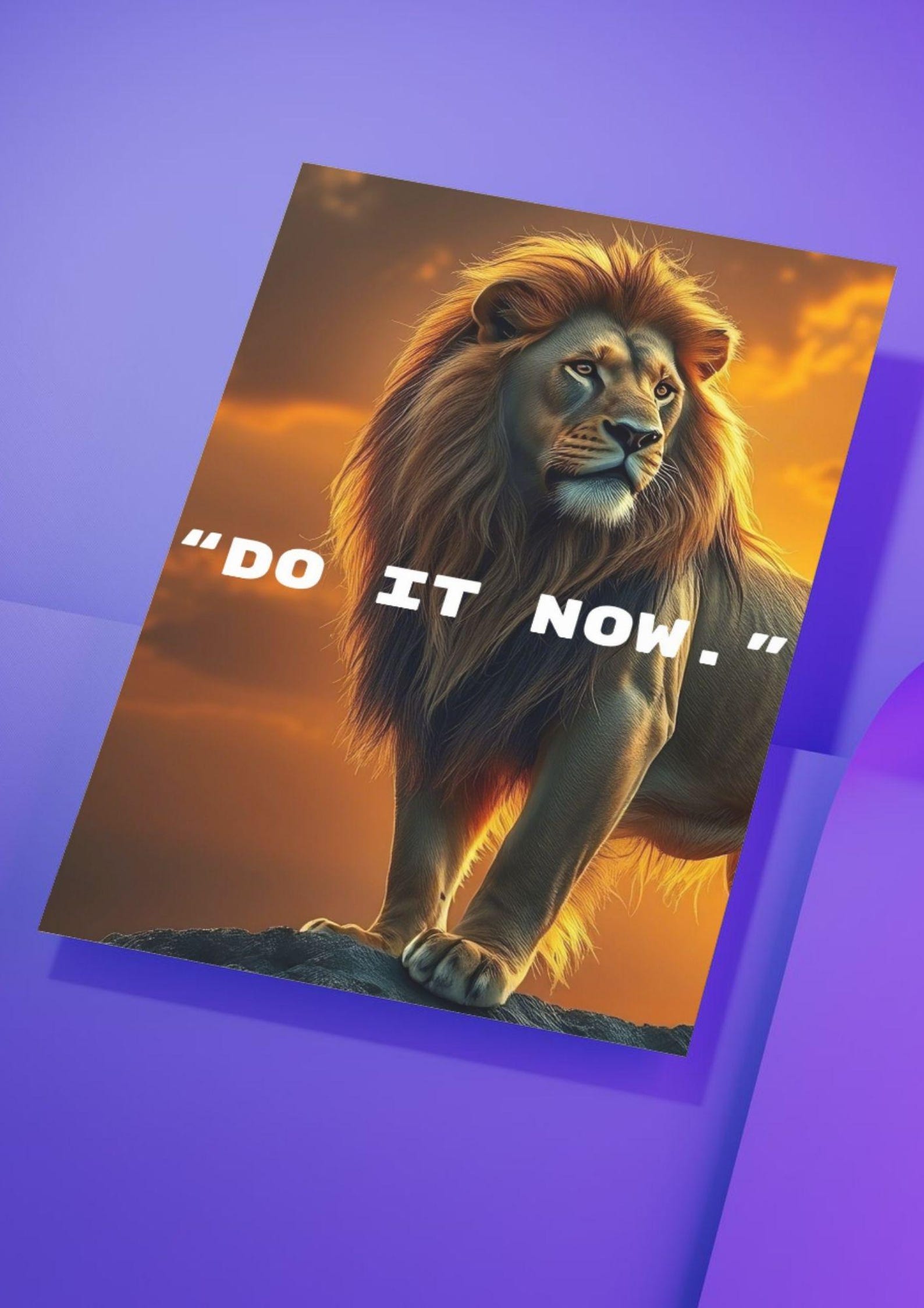High-quality 4K Motivational Poster, Perfect for Printing and ...