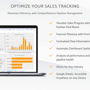 Sales Pipeline Tracker, Kanban Deal Board, Deal Tracking System, Leads ...