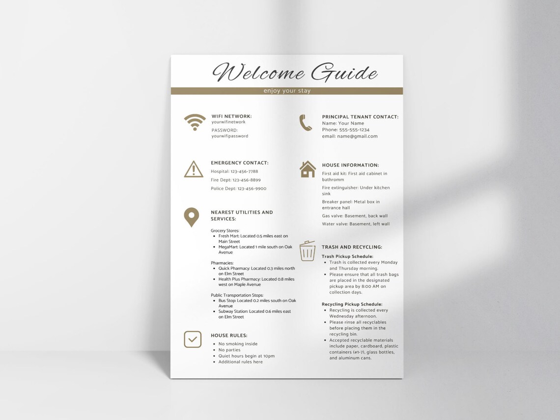 Room Rental Agreement, Roommate Room Rental Contract, Room Rental ...