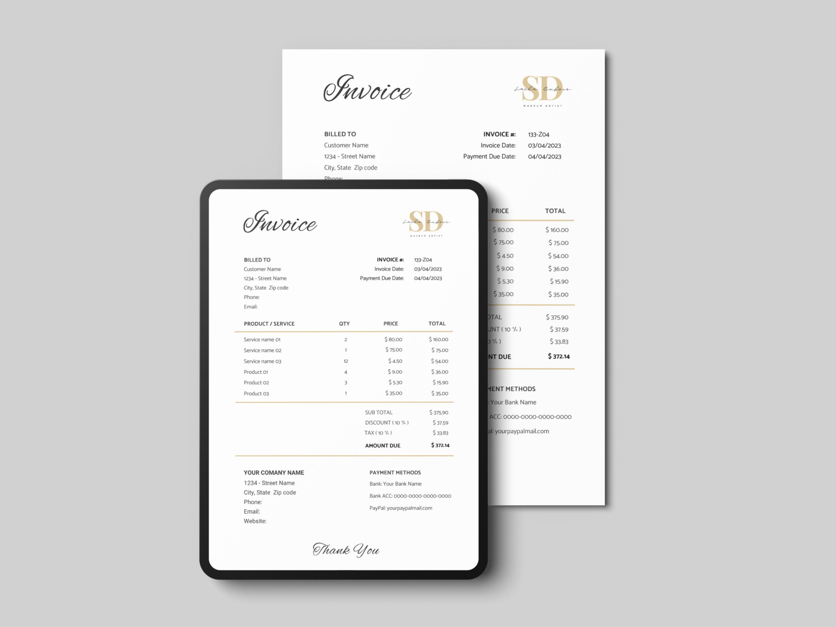 Makeup Artist Contract Template, Editable Makeup Artist Agreement, MUA ...