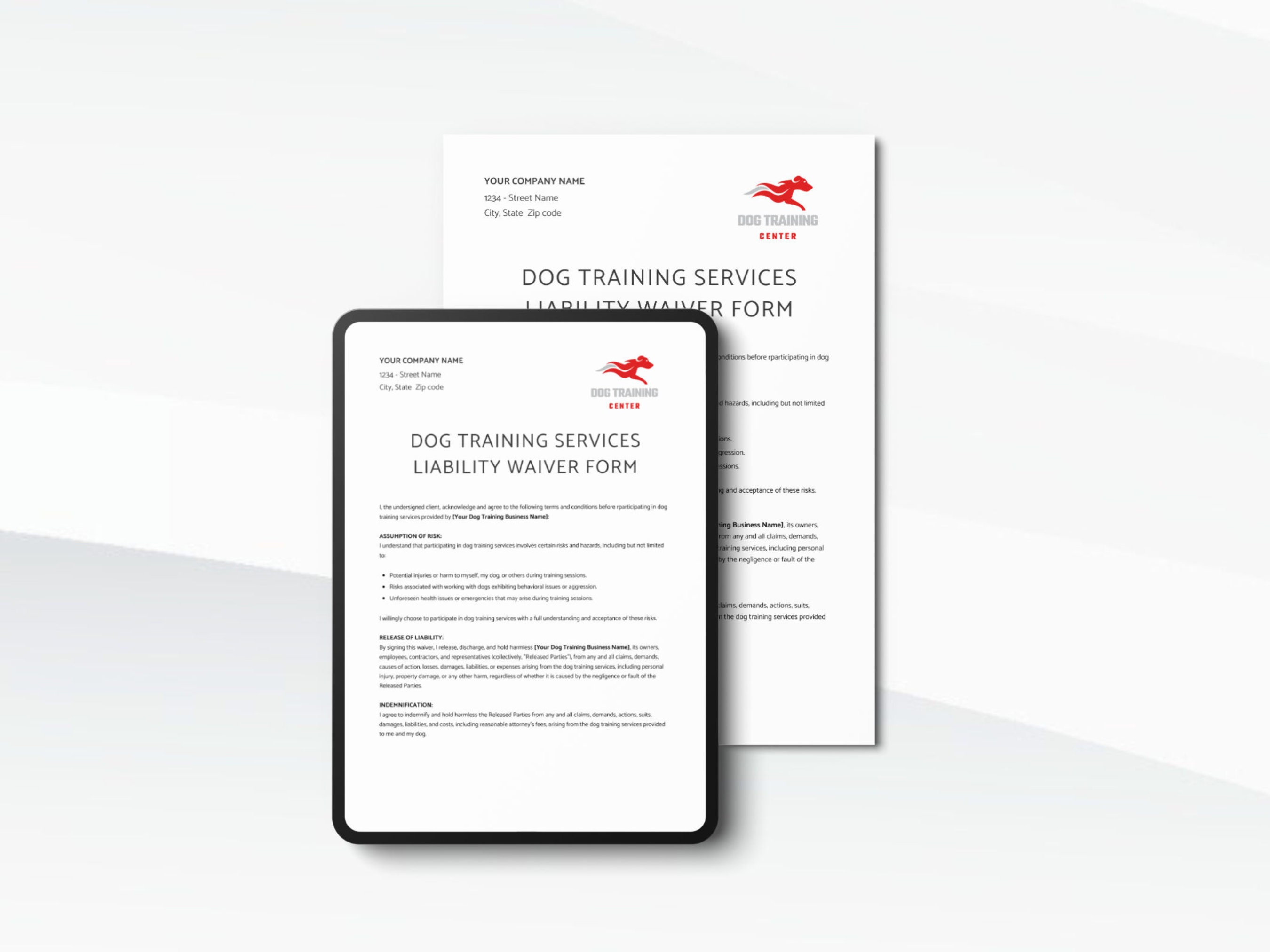 Dog Training Liability Waiver Template: Editable Release Form (canva ...