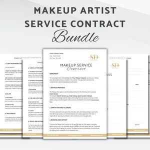 Makeup Artist Contract Template, Editable Makeup Artist Agreement, MUA ...