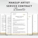 Makeup Artist Contract Template, Editable Makeup Artist Agreement, MUA ...