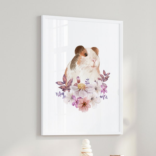 Guinea Pig Print - Etsy