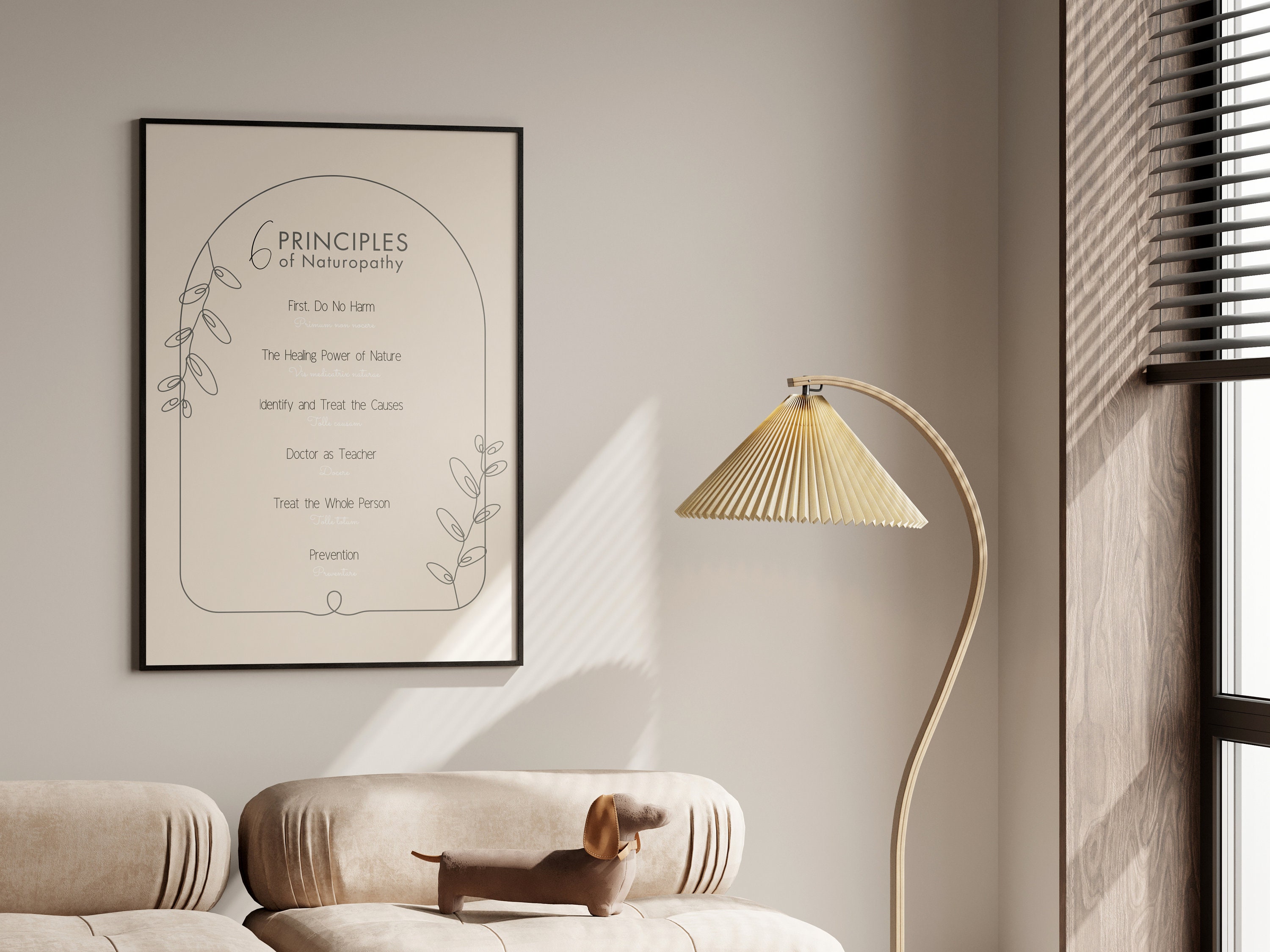 The 6 Principles of Naturopathic Medicine Print, Naturopathy Poster ...