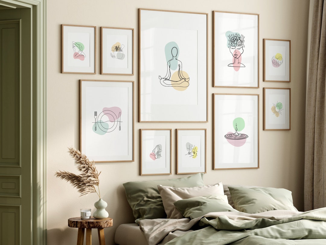 10 Naturopathic Methods Wall Art Set, Naturopathy Prints, Les 10 ...