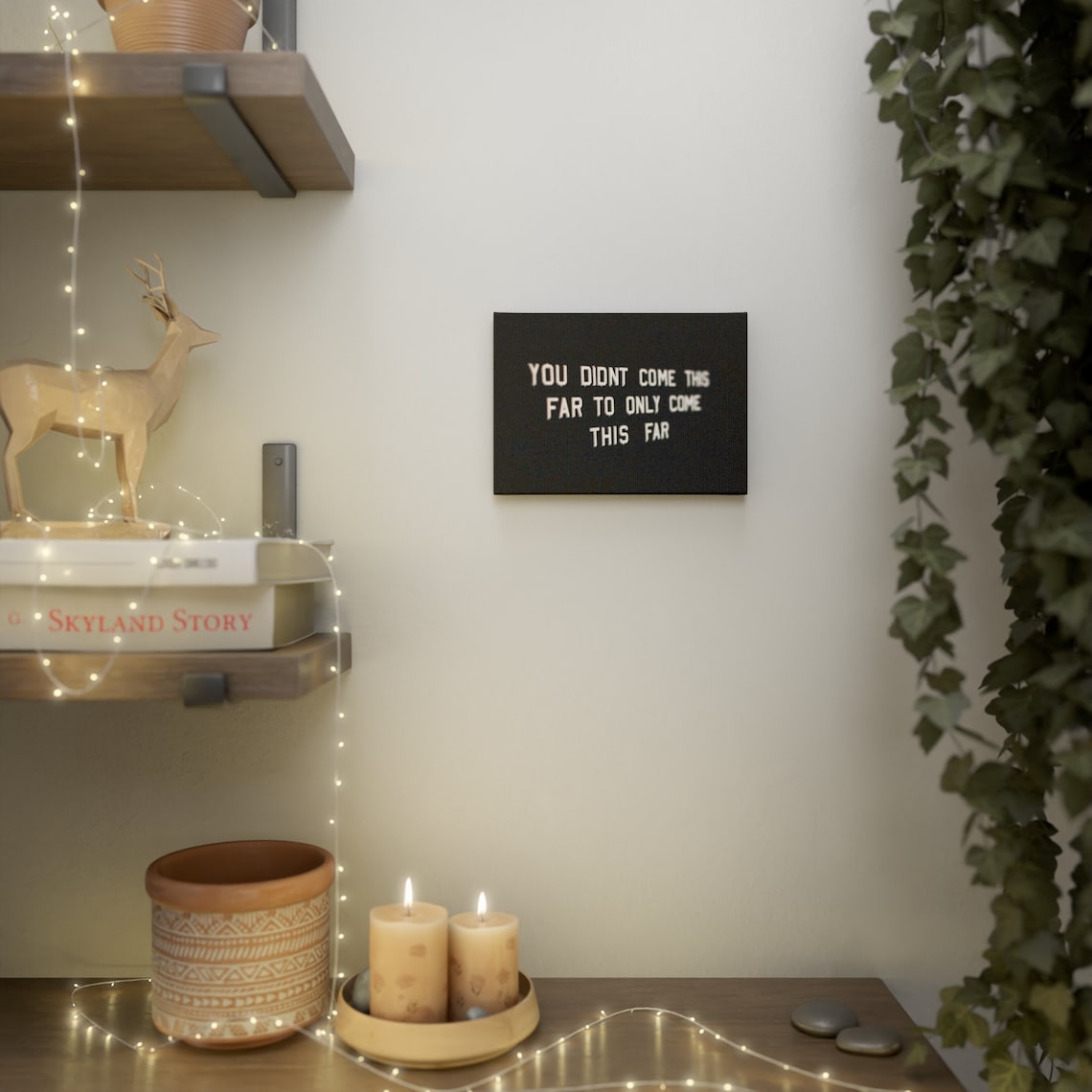 Motivational Canvas Wall Decor - Etsy