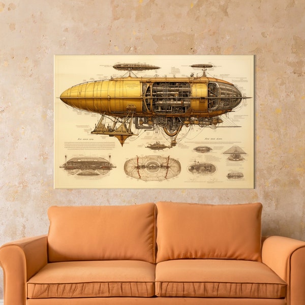 Blimp Wall Art - Etsy