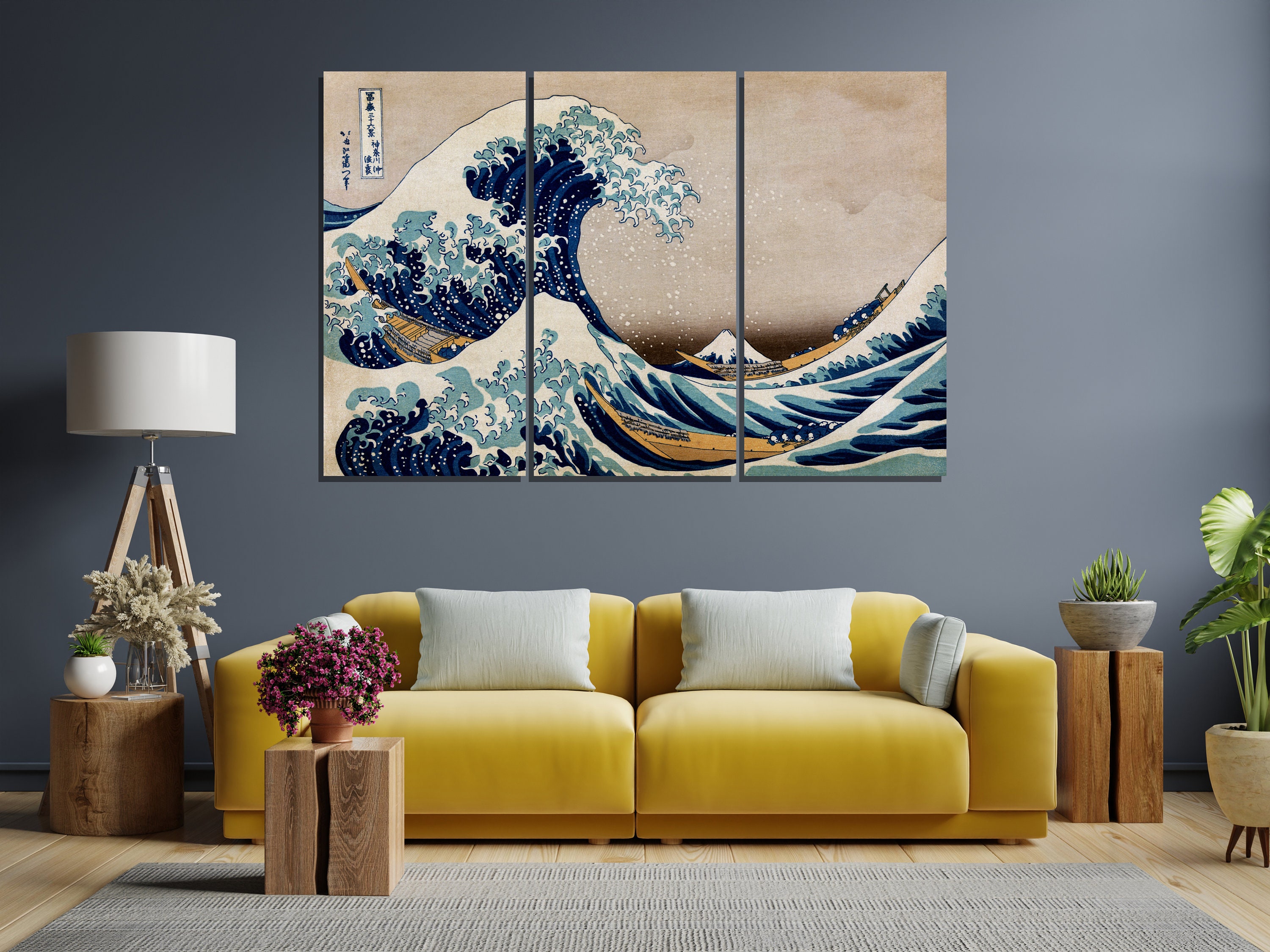The Great Wave off Kanagawa by Hokusai Original Modern Japanese Art ...