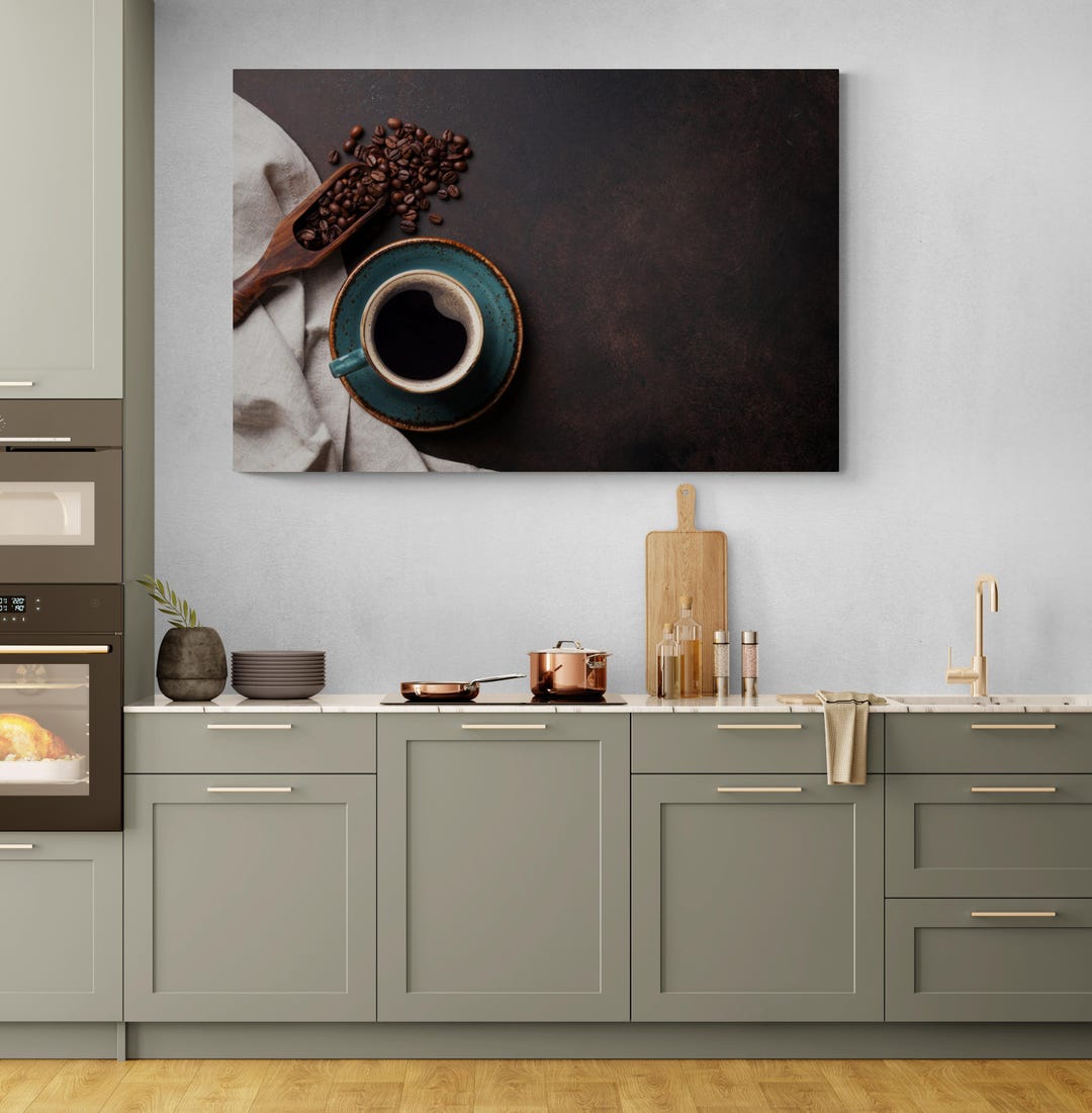 Coffee Cup Canvas Print: Kitchen Cafe Wall Art - Etsy