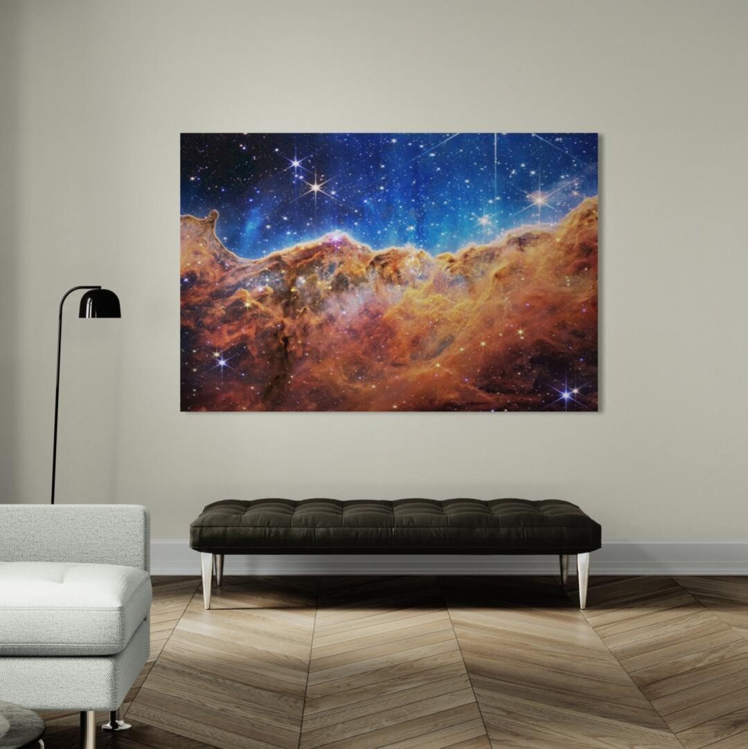 Nebula Stars Canvas for Bold Decor Ready to Hang - Etsy
