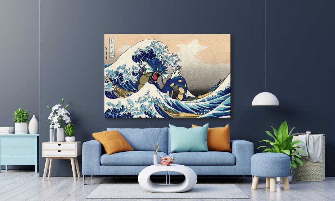 The Great Wave off Kanagawa by Hokusai Canvas Print Wall Art Canvas ...