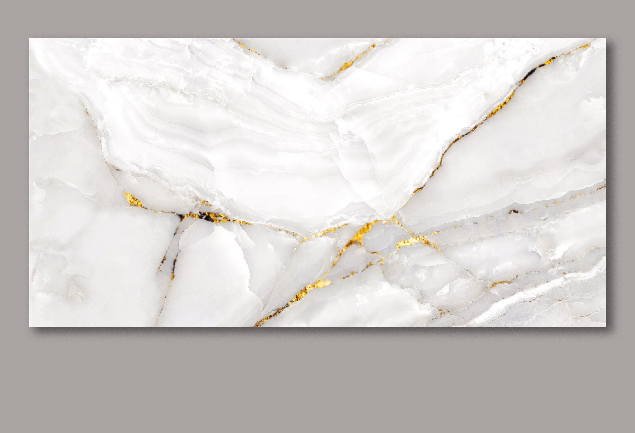 Abstract White Marble White Marble Stone Slice Contemporary Design ...