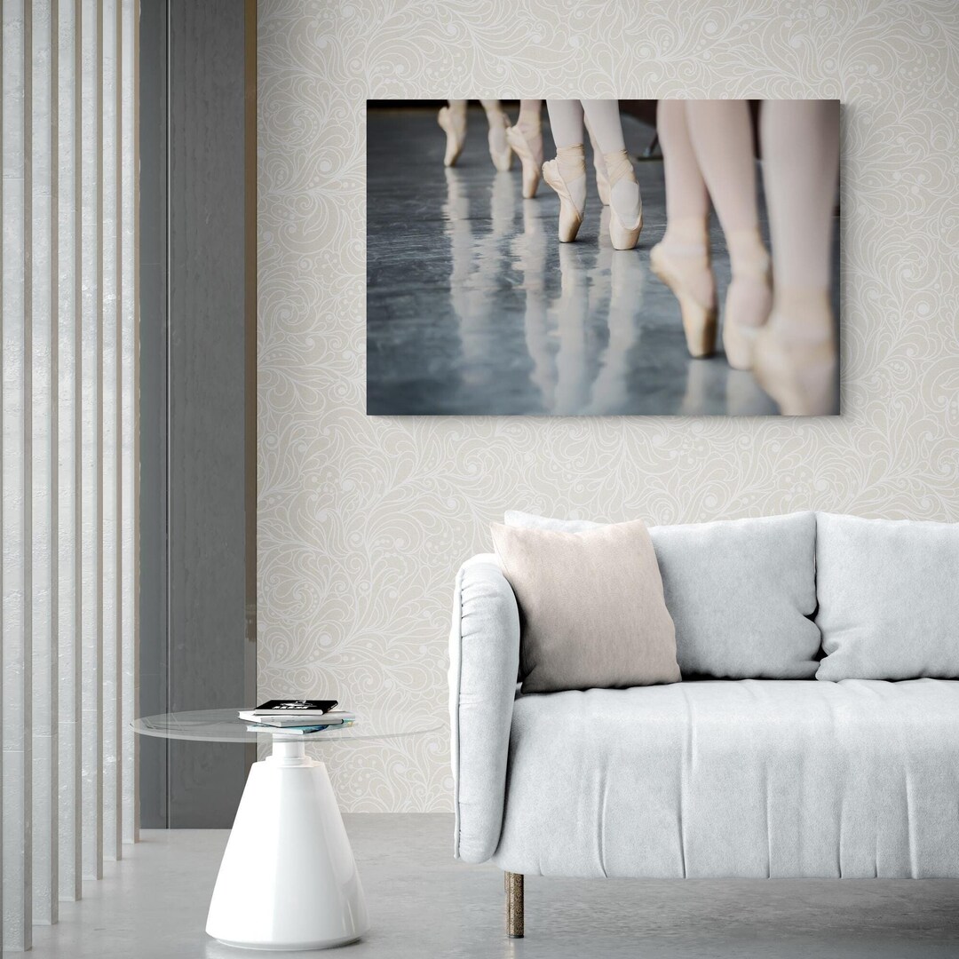 Pointe Shoes Ballet Feet Dance Toes Balletic Masterpiece Canvas Print ...