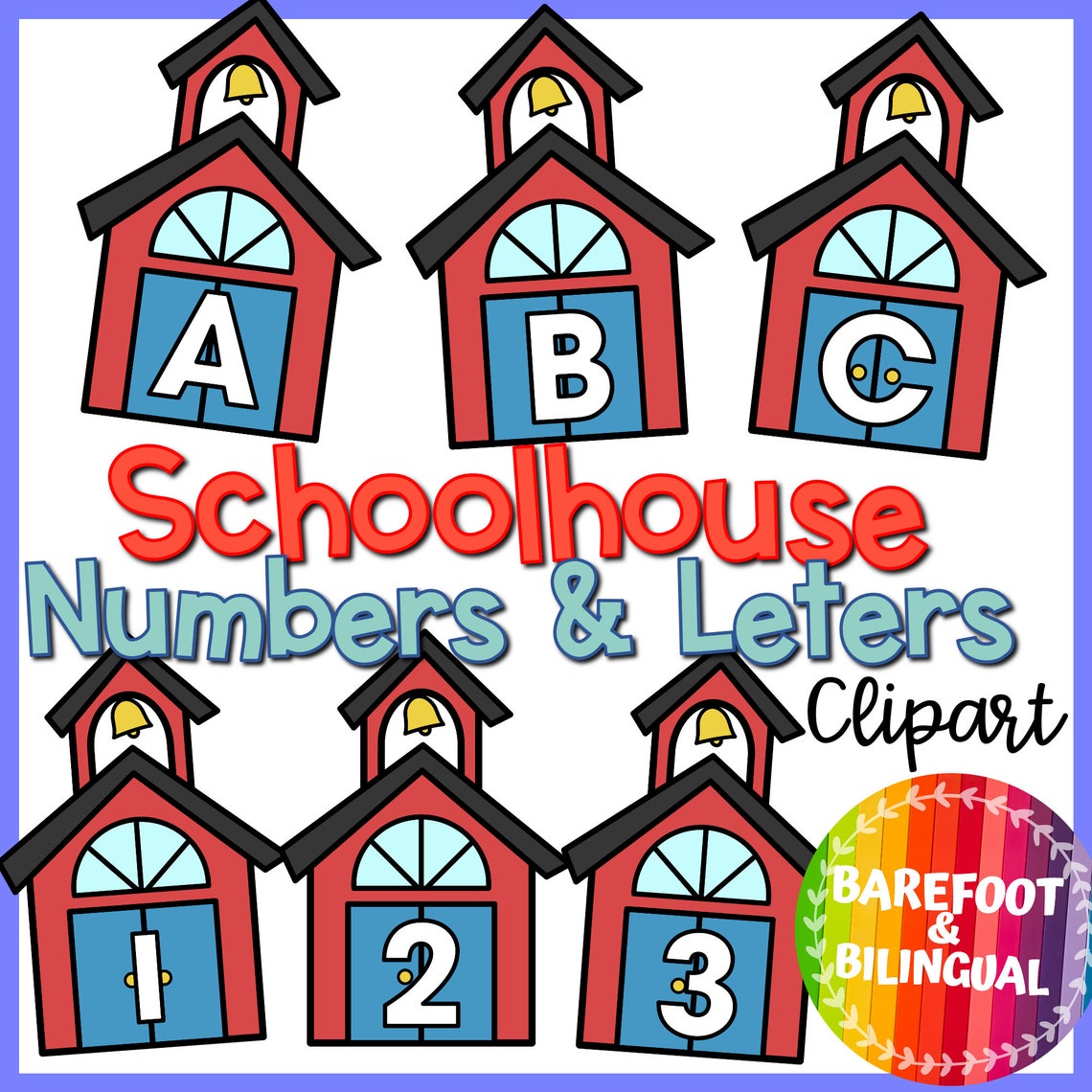 School Supply Clipart Bundle - 5 Sets - Perfect for Teachers and ...