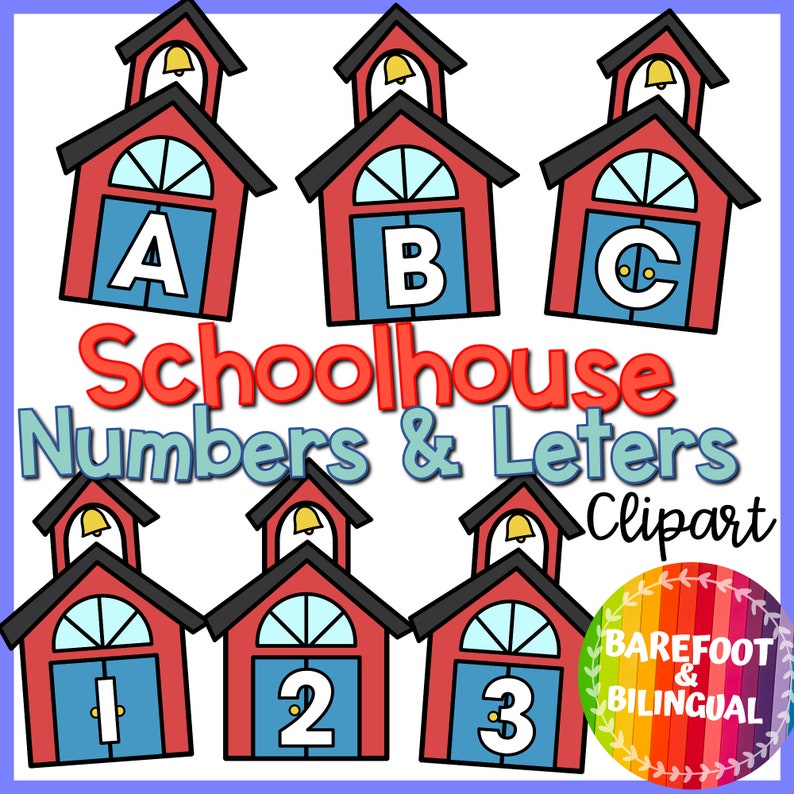 School Supply Clipart Bundle 5 Sets Perfect for Teachers and Classroom ...