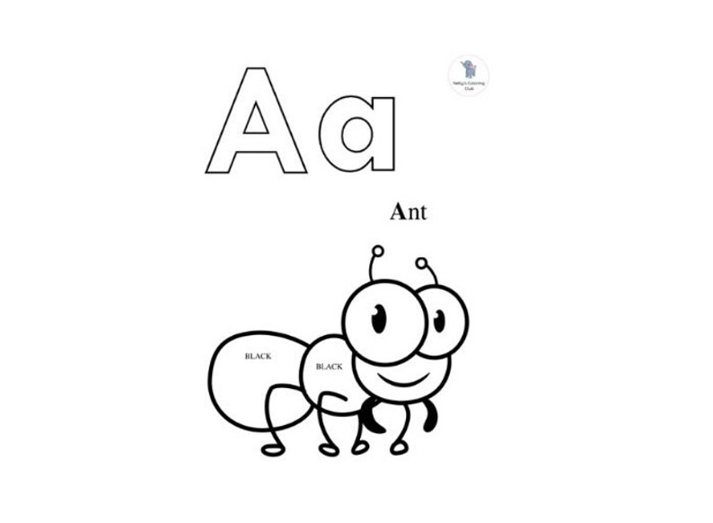 Kids Coloring Book by Nelly’s Coloring Club - Etsy