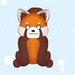 Live2d Red Panda Vtuber Fully Rigged ( Simple ) - Etsy