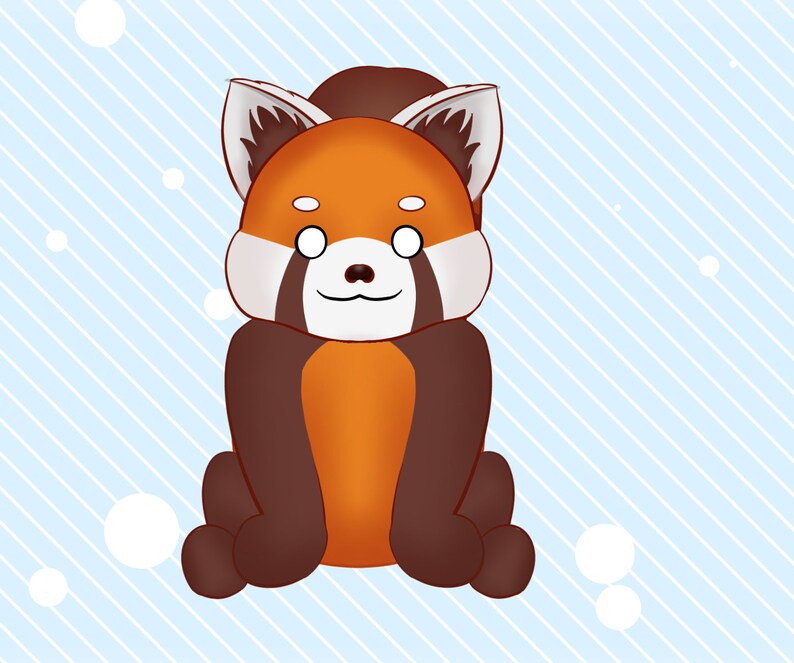 Live2d Red Panda Vtuber Fully Rigged ( Simple ) - Etsy