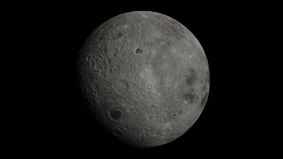 Moon Wallpaper Render Clean Digital Download 10 Moon Image Fullhd - Etsy