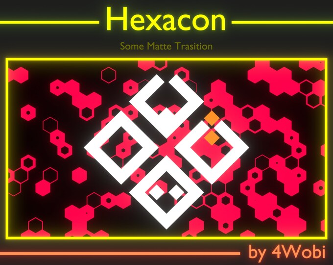Hexacon Stinger Pack, Stream OBS Studio Scenes Transition - Etsy