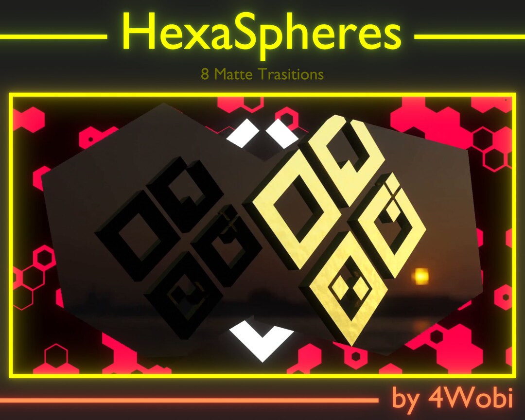 HexaSphere Stinger Pack, transición de escenas de Stream OBS Studio ...