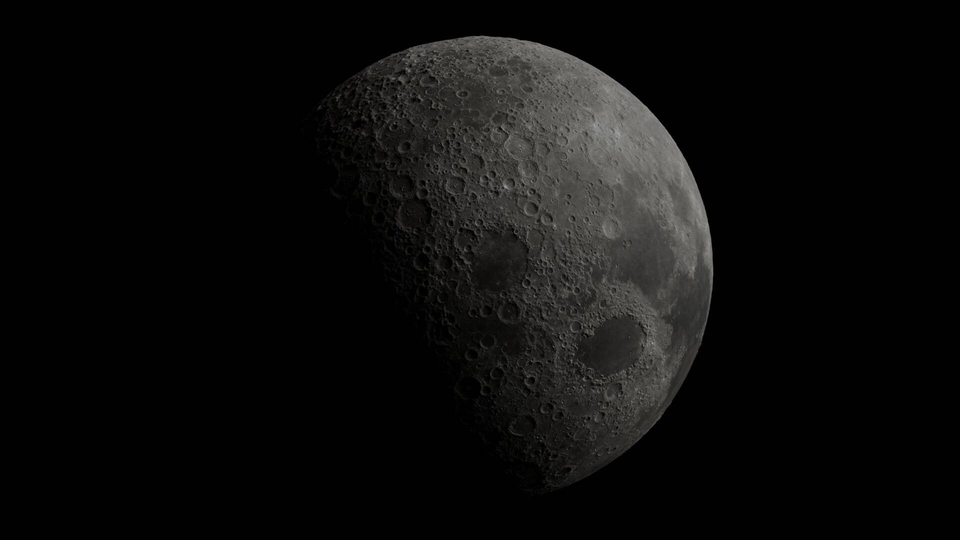 Moon - Wallpaper | Render | Clean | Digital Download | 10 Moon Image ...