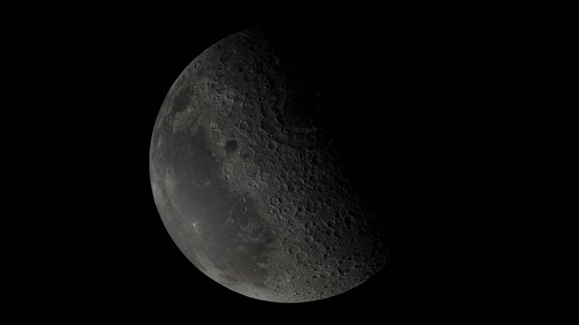 Moon Wallpaper Render Clean Digital Download 10 Moon Image Fullhd - Etsy