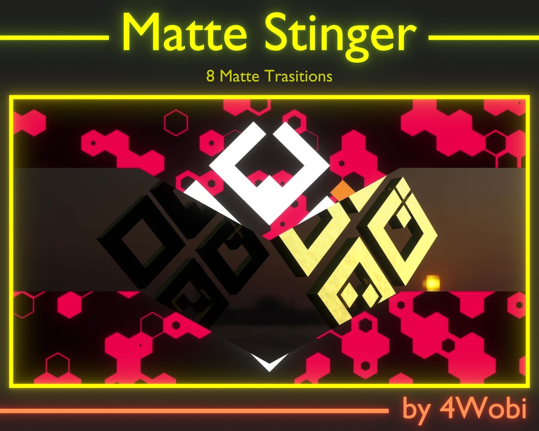Stinger Pack, Stream OBS Studio Scenes Transition - Etsy