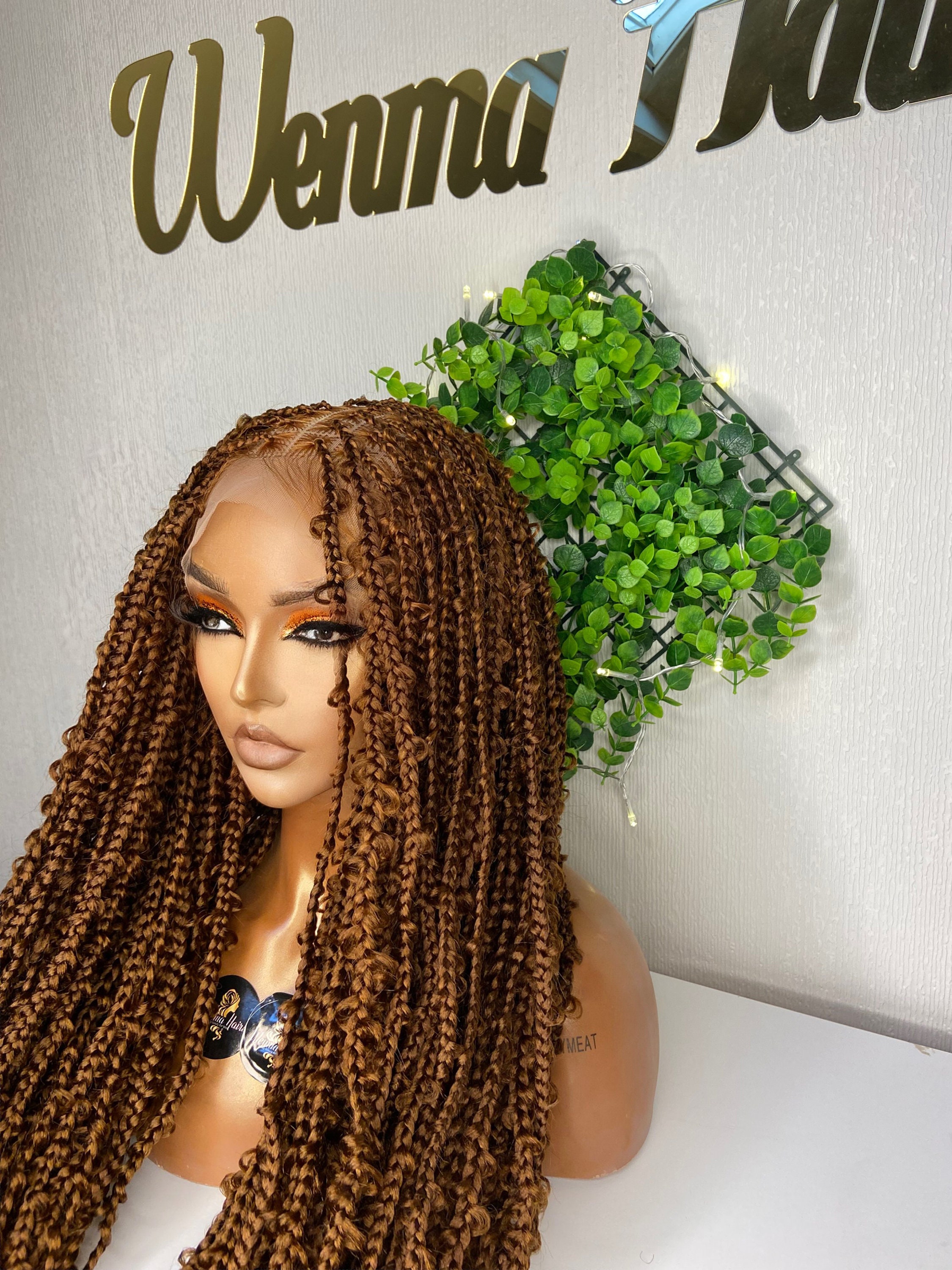 Distressed Braids, Butterfly Braids, Box Braids With Full Frontal,360 ...